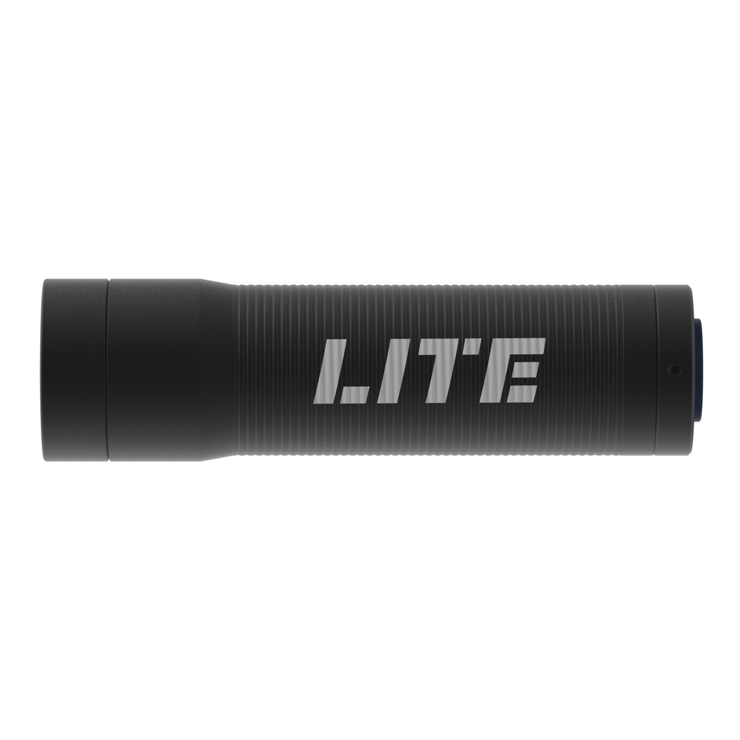 Small LED flashlight with wrist strap in sales display