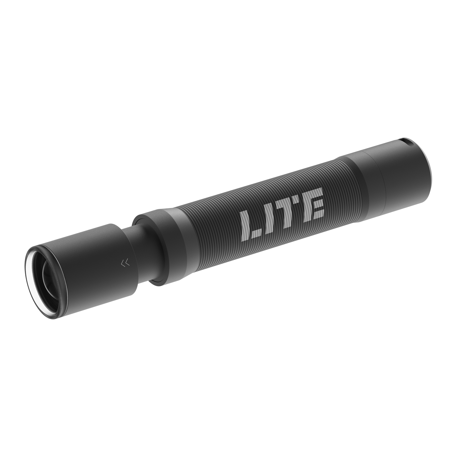 LED torch flashlight with 400 lumen and batteries