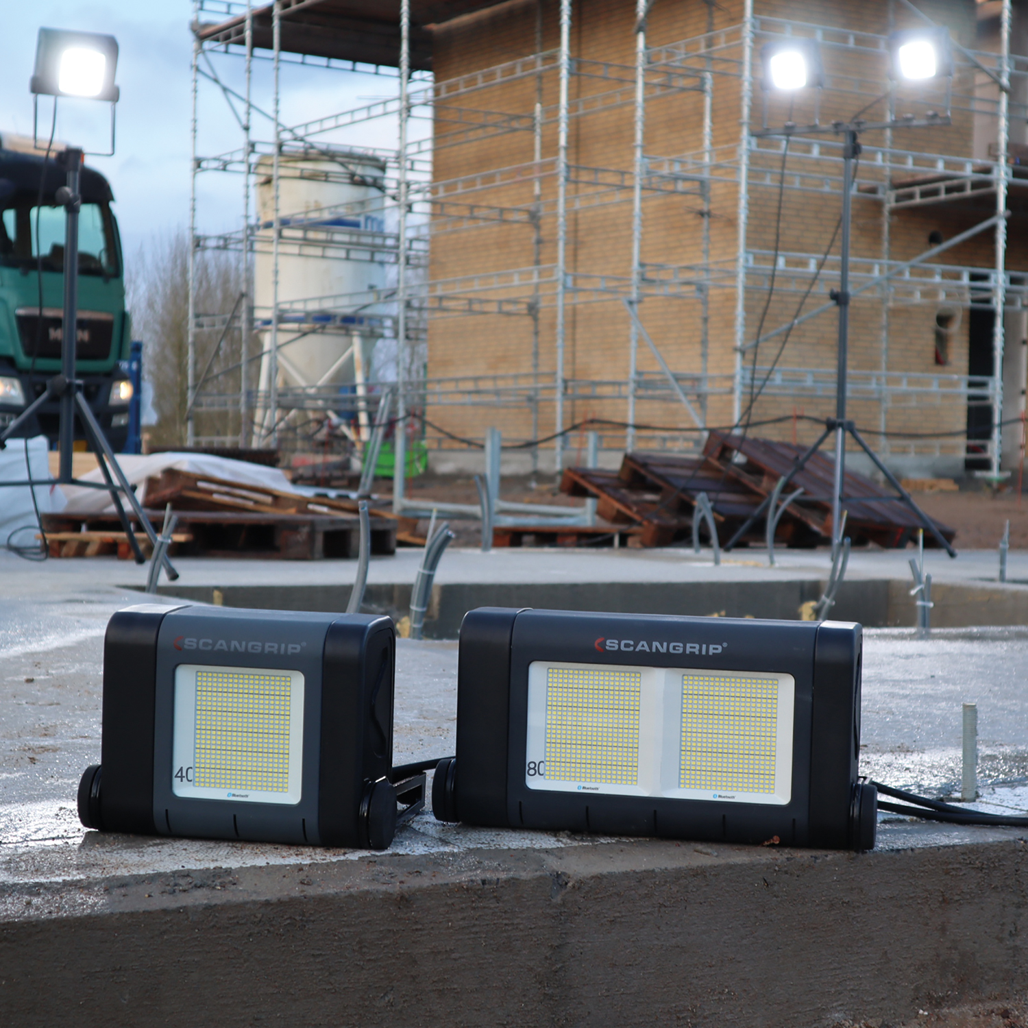 SITE LIGHT 40 - construction light for large work areas