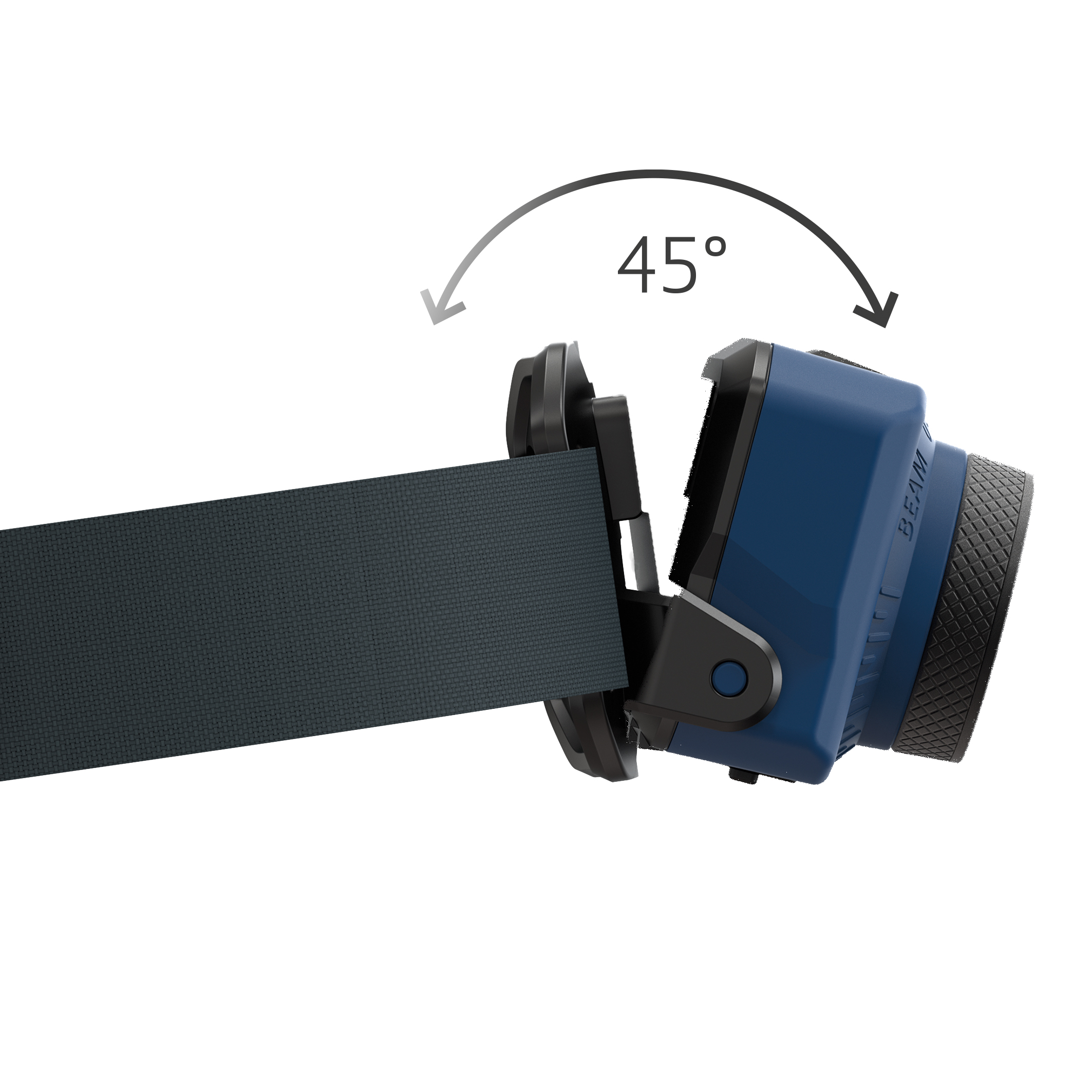 Rechargeable headlamp with 3-step function